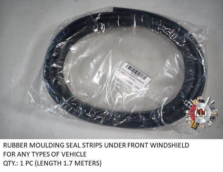 RUBBER SEAL STRIPS TRIM MOULDING UNDER FRONT WINDSHIELD Rubber seal ...