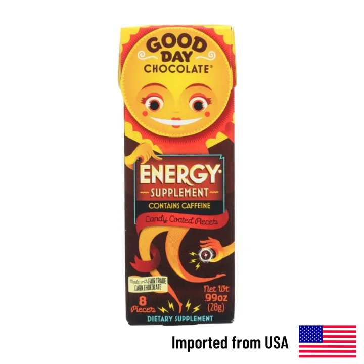 Good Day Chocolate Energy Supplement (8 Candy Coated Pieces) | Lazada PH