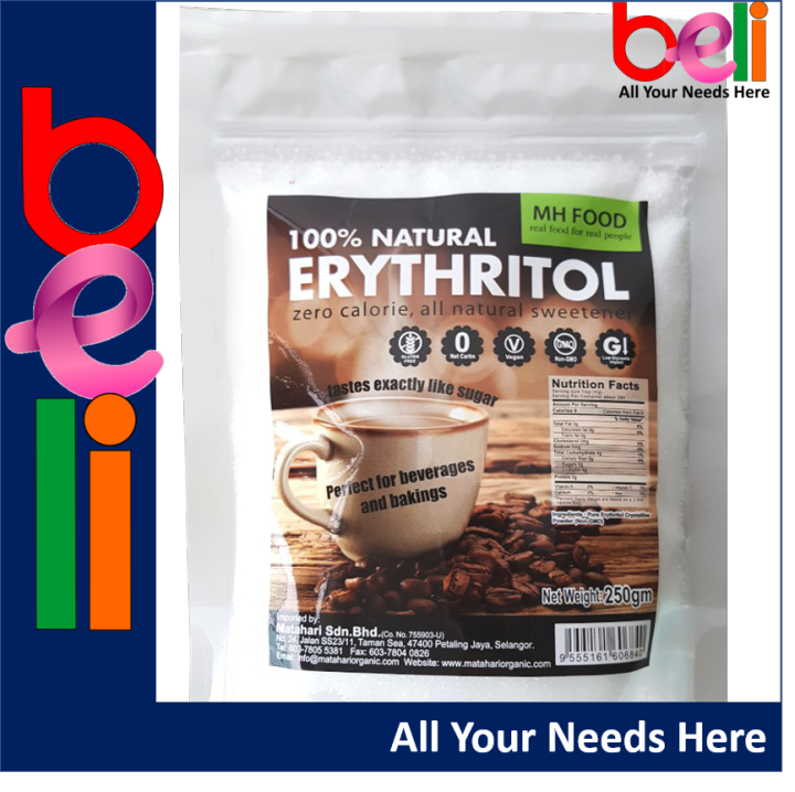 MH Food 100% Natural Erythritol 250g | Lazada