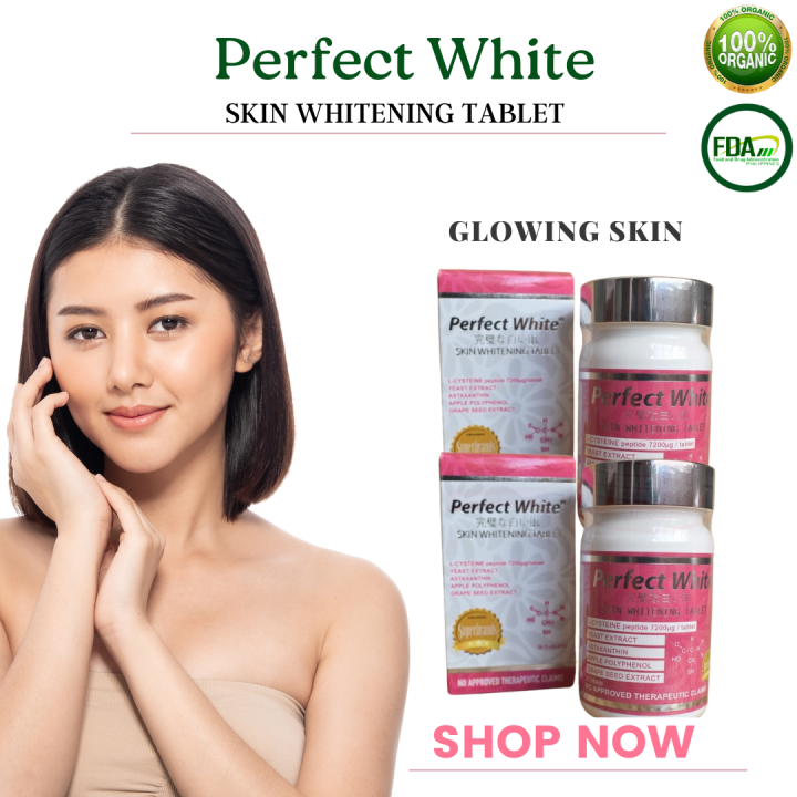 🧡 💛Perfect White Skin Whitening tablet 100% Original🧡 💛 | Lazada PH