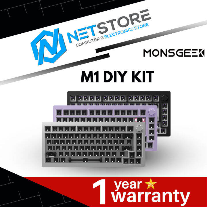 MONSGEEK M1 DIY KIT - PURPLE / SILVER / BLACK | Lazada