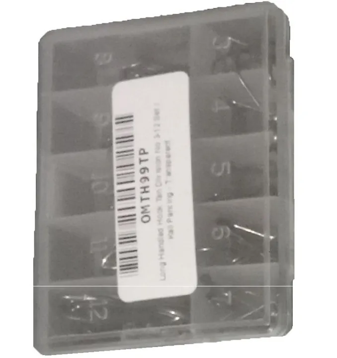 Mata Kail Carbon 1 set Nomor 3-12 Mata Pancing 1 box Ukuran Lengkap ...