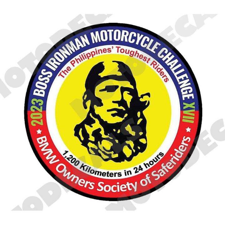 Boss Iron Man Sticker 2023 (High Quality Laminated Vinyl Sticker ...