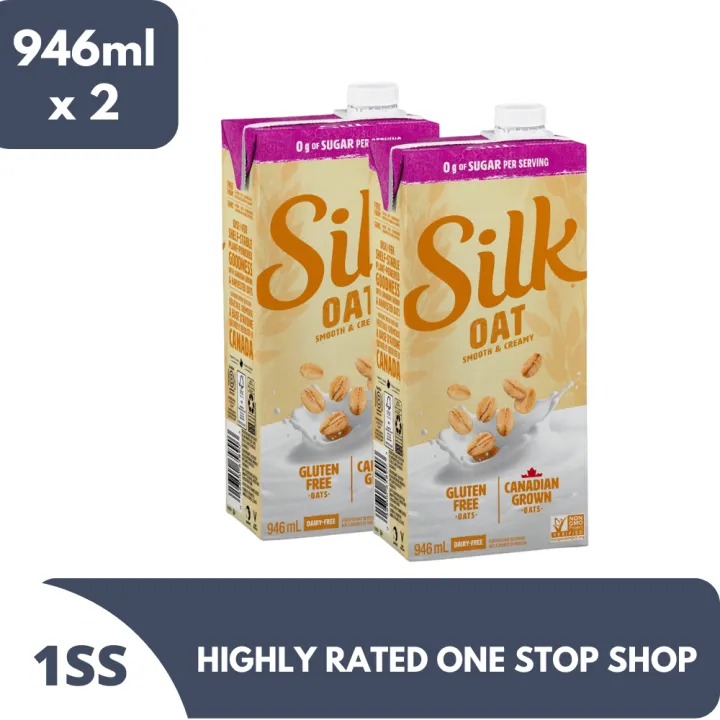 Silk Oat Milk Zero Sugar 946mL x 2 | Lazada PH