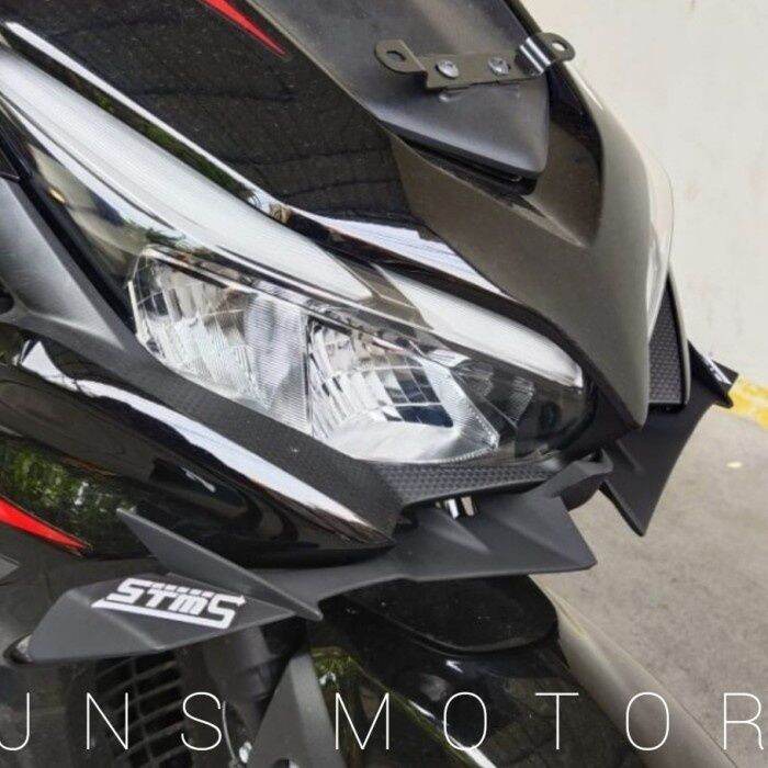 Winglet Yamaha Aerox Connected / Winglet New Aerox 155cc PLASTIK ABS ...