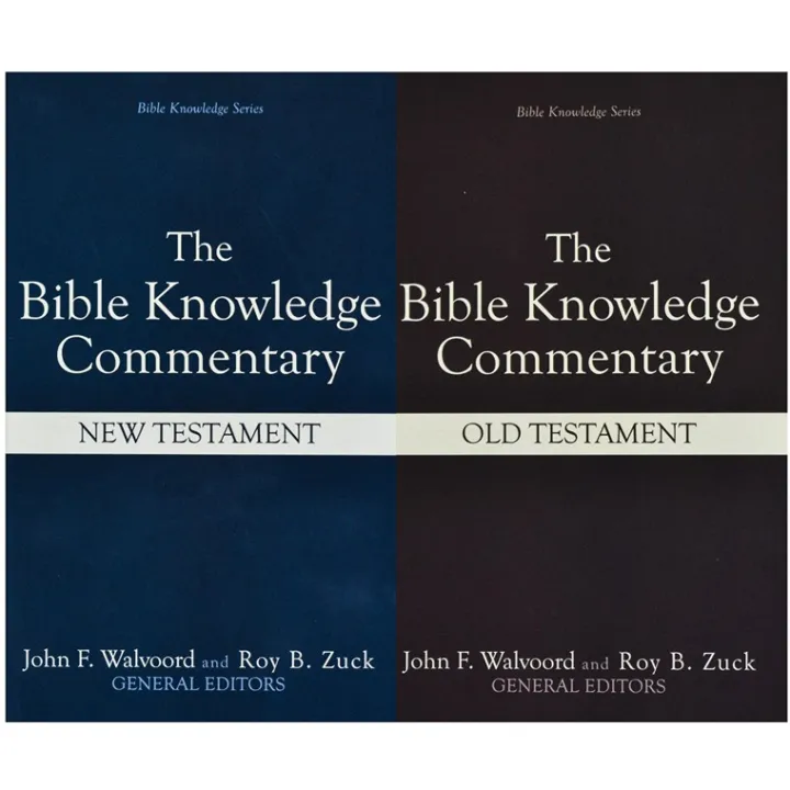 The Bible Knowledge Commentary (2 Volume Set) | Lazada PH