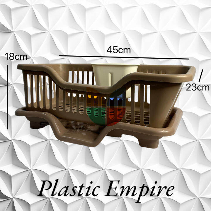 UniGlobal High Quality Plastic Kitchen Utensils Dish Drain Rack Plate ...