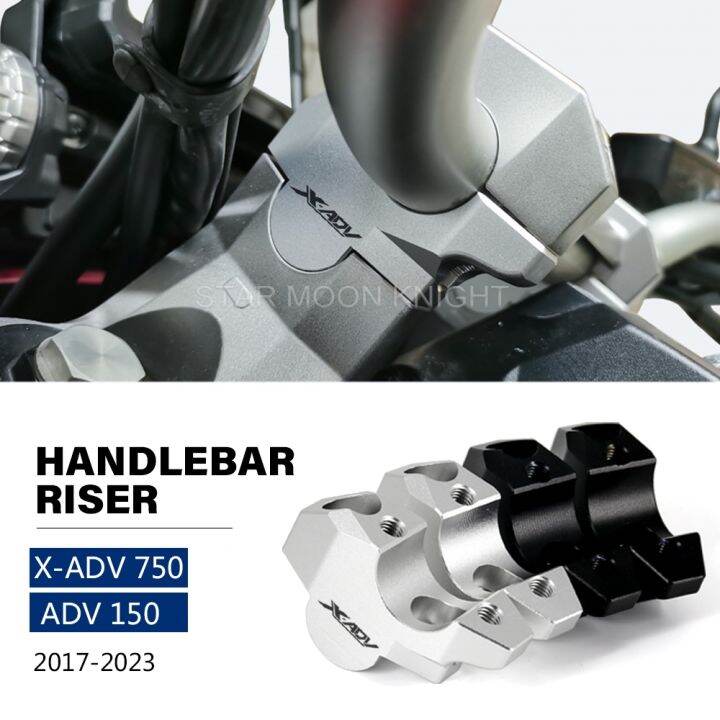 Handlebar Riser ลาก Handle Bar Clamp ขยายอะแดปเตอร์สำหรับ Honda X-ADV ...