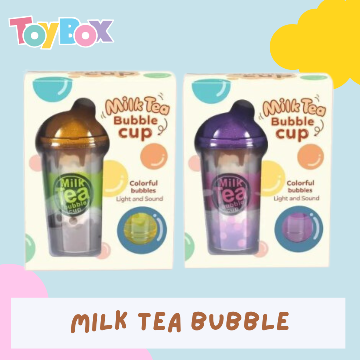 ToyBoxPH Milk Tea Bubble Cup Toy Machine Bubbles | Lazada PH