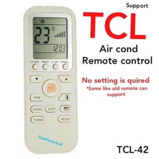 TCL air cond remote control TCL42 | Lazada