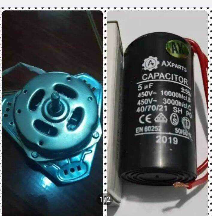 SPIN DRYER MOTOR (SMSHC+) for SHARP WITH 5uf CAPACITOR | Lazada PH