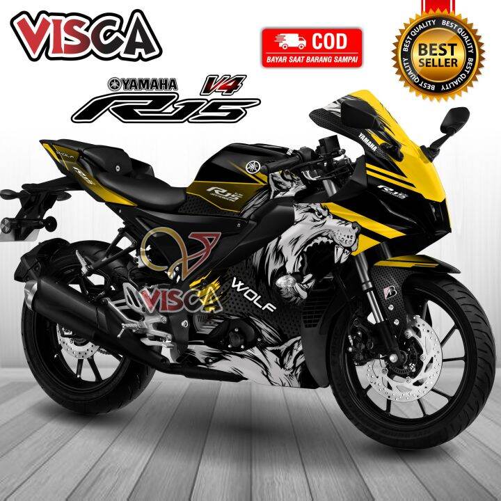 Decal R15 V4 Full Body Stiker R15 V4 Full Body Dekal R15 V4 Serigala ...