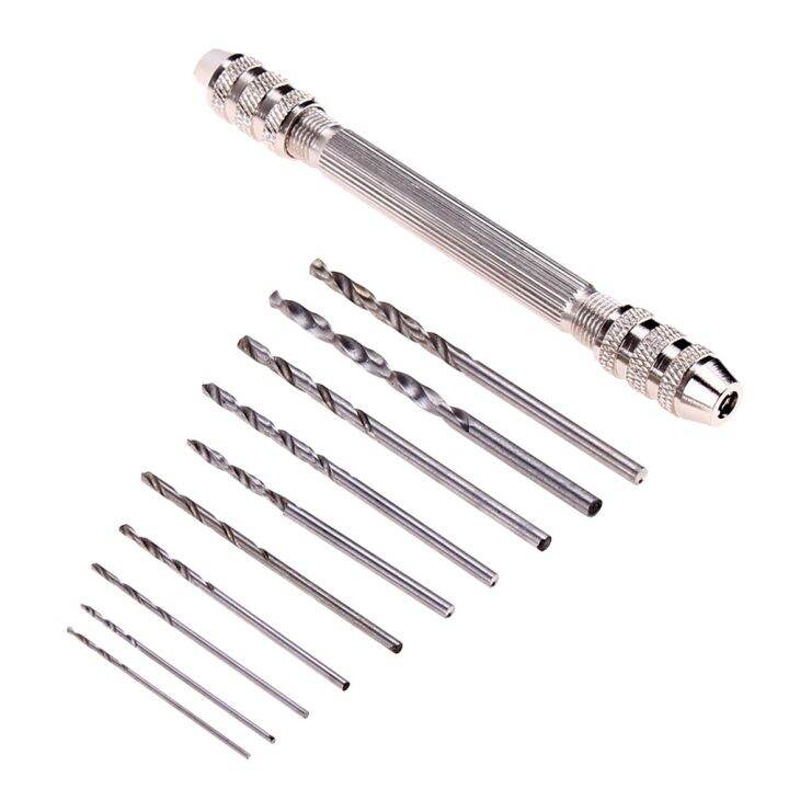 mini pen bor tangan hand drill Manual Lobang Tiny PCB Bahan Aluminium ...