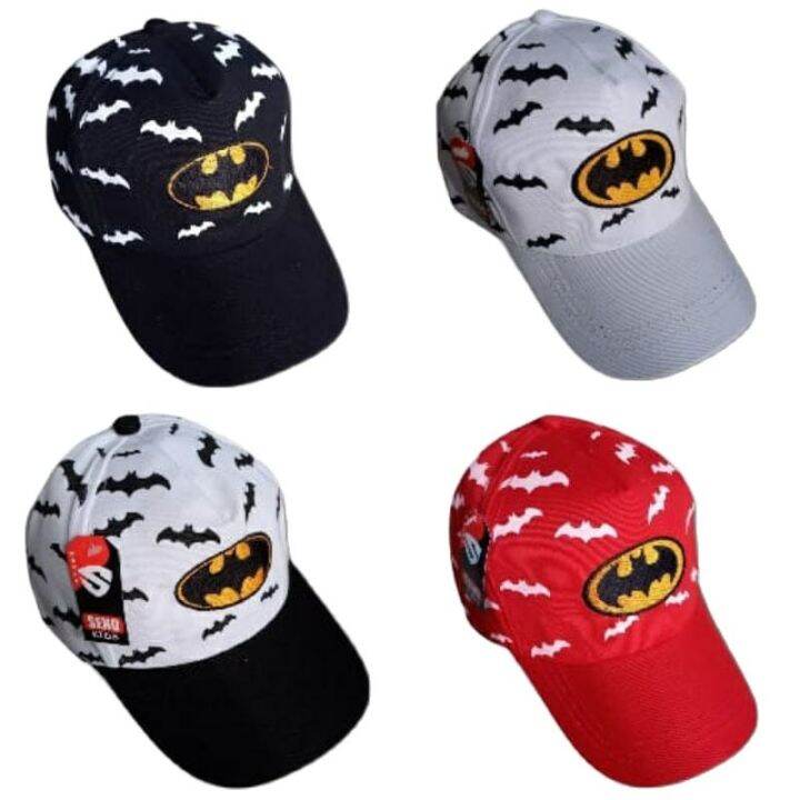 Topi batman anak bordir laki-laki dan perempuan untuk umur 10 bulan - 9 ...