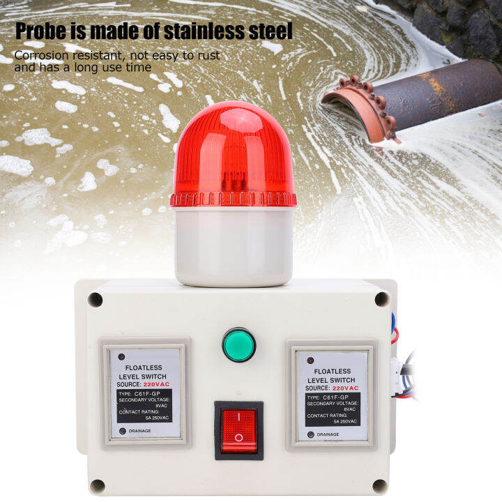 Water Level Alarm Sensor Stable Quality Water Tank Monitor Easy To Use for Factory for Engineer ...
