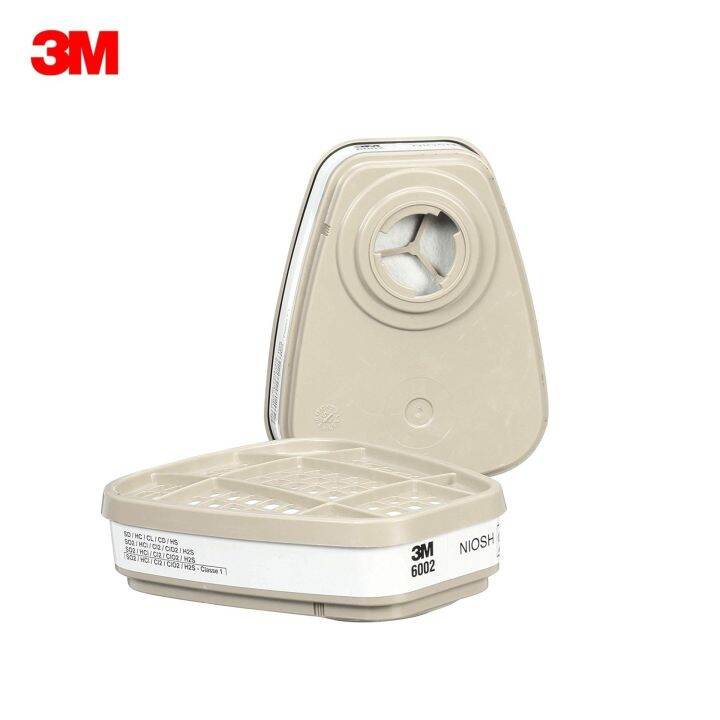 3M 6002 Acid Gas Cartridge ตลับกรองแก๊สและไอระเหย | Lazada.co.th
