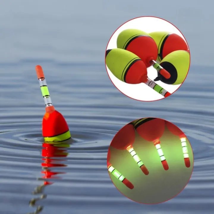 EVA Fishing Float 5/8/10/15/20/30g Long Vertical Luminous Night ...