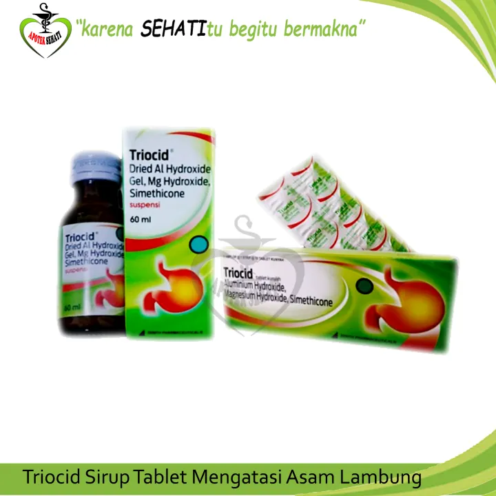 Triocid Obat Maag Mengatasi Gangguan Asam Lambung Gastritis | Lazada ...