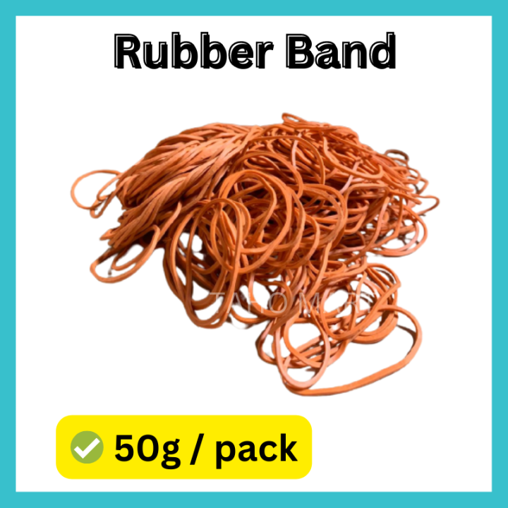 Rubber Band 50 gram / Getah Gelang Elastik / Taho | Lazada