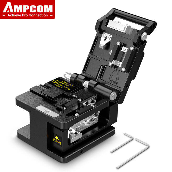 AMPCOM Fiber Cleaver,fiber Optic Tools FTTH High Precision Cable Cutter ...