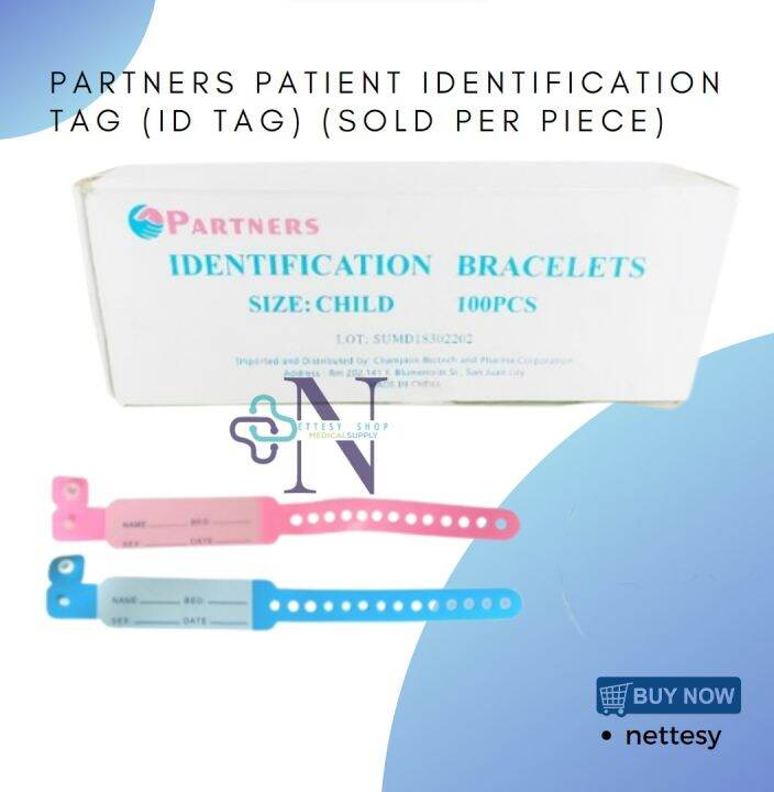 Partners Patient Identification Tag (ID Tag) (SOLD PER PIECE) | Lazada PH