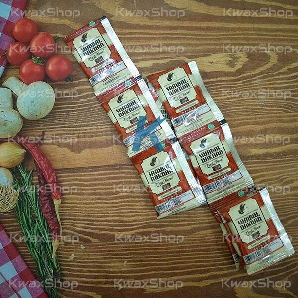 Kemasan 10 Sachet Sambal Naknan Khas Surabaya Mirip Sambal Bawang Bu ...