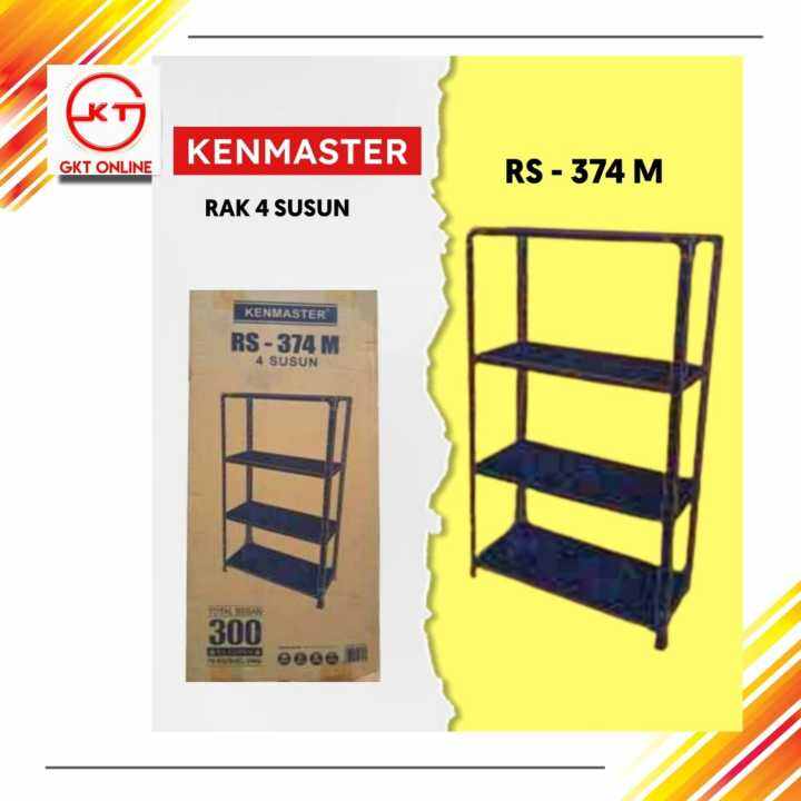 Kenmaster Rak 4 Susun Besi Serbaguna RS-374M | Lazada Indonesia