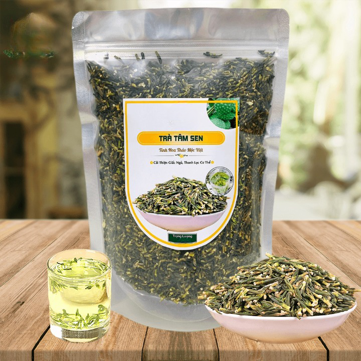 [ HÀNG LOẠI 1 ] Trà Tâm Sen (Tim Sen) Sấy Khô 100gr Loại Đẹp Thượng ...