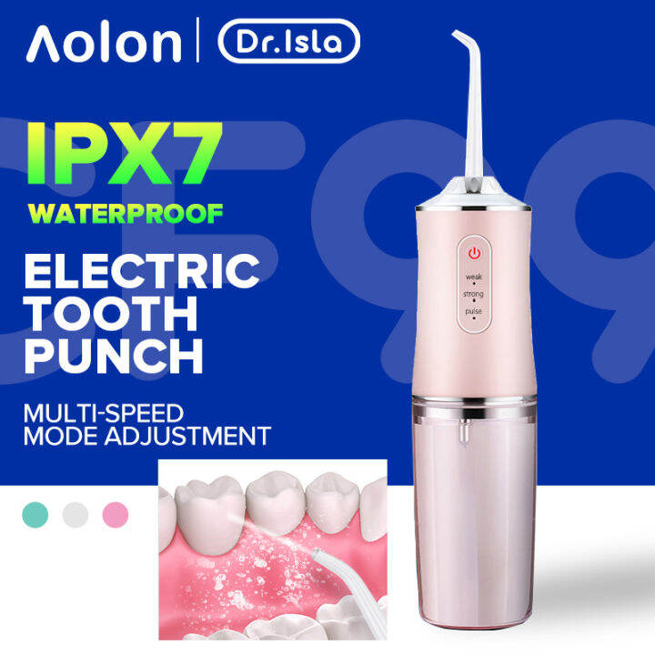 Aolon Water Flossers for Teeth 220ML Oral Irrigator Rechargeable ...