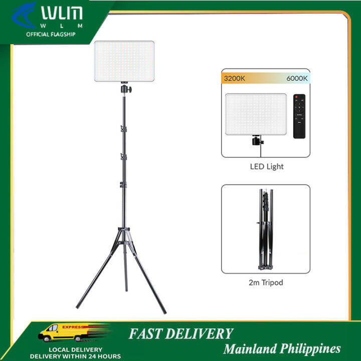 19 Inch LED Panel Light Dimmable 3200K-5700K Fill Lamp Photography ...