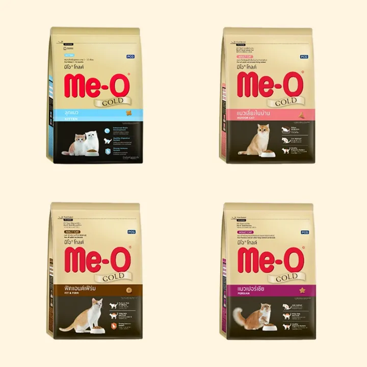 MeO Gold อาหารแมวมีโอโกลด์ มี 4 สูตร (400 กรัม) Me-O(มีโอ) | Lazada.co.th
