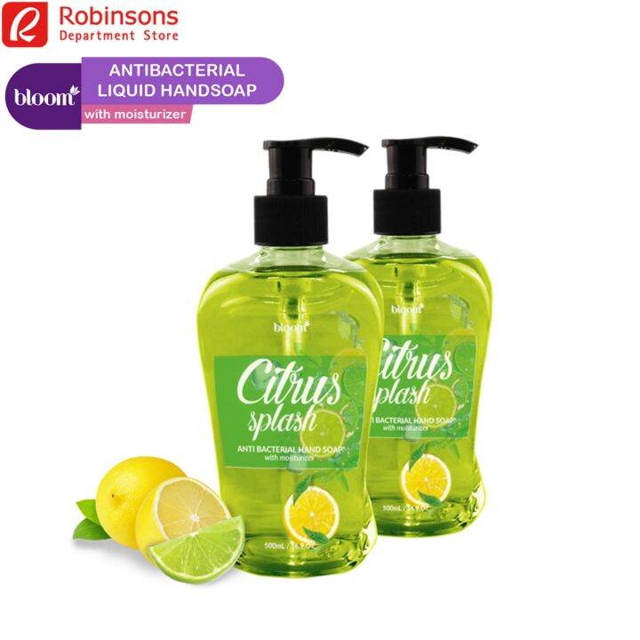 Bloom Anti Bacterial Liquid Hand Soap CITRUS SPLASH Buy 2 for P159 ...