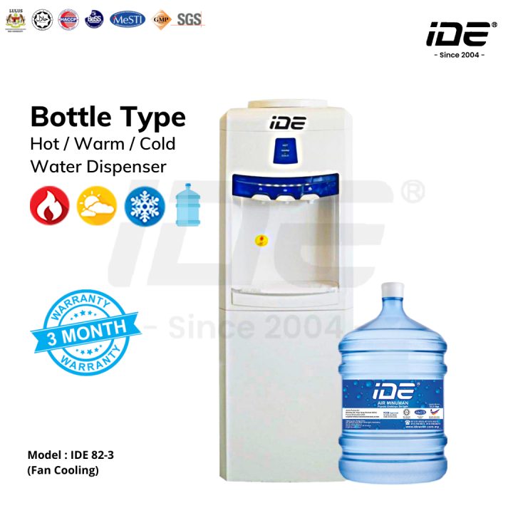 IDE 82-3 Hot&Warm&Cold Water Dispenser | Lazada