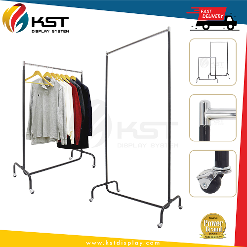 Cloth Rack T Stand Single Garment Stainless Steel Home and Retails Use ...