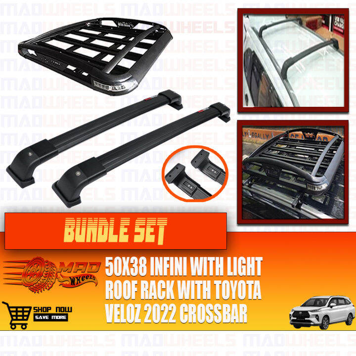 Toyota Veloz 2022 50x38 INFINI WITH LIGHT Roofrack / Roof Rack Top Load ...
