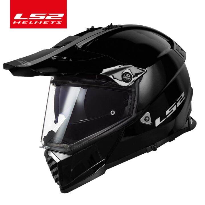LS2 PIONEER EVO Motocross Helmet double lens ls2 MX436 off-road ...