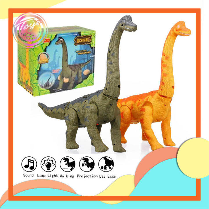 Toys Kingsland Electric Walking Lays Egg Dinosaur Roaring Sound Eye ...
