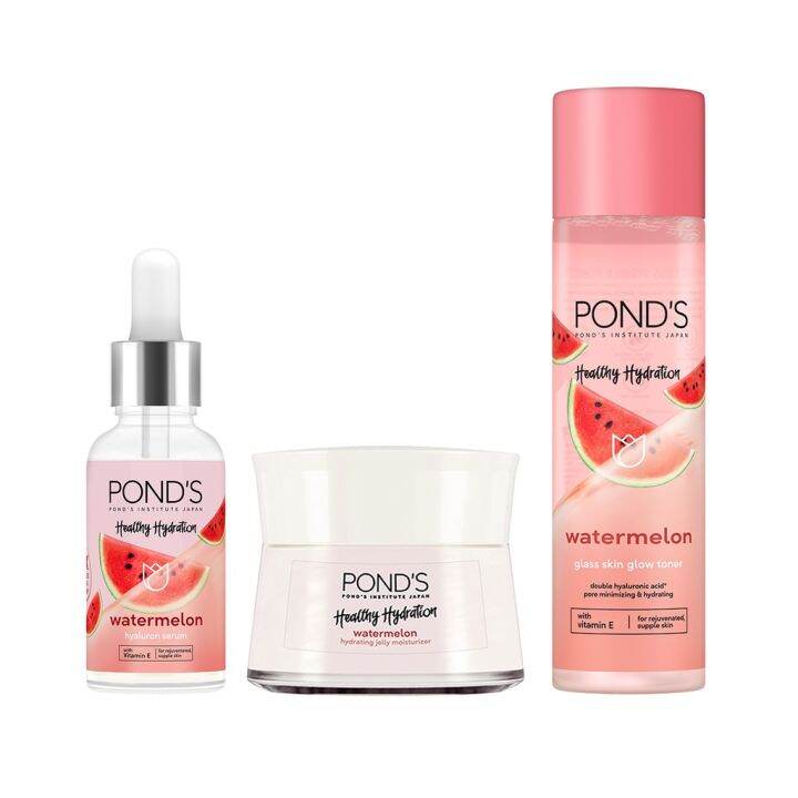 PONDS Healthy Hydration Watermelon Serum 30g + Gl Skin Toner 110ml ...