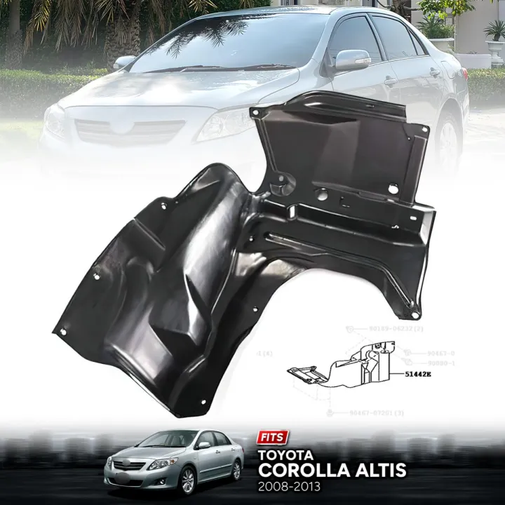 พลาสติกใต้เครื่อง รุ่น โตโยต้า โคโรล่า TOYOTA COROLLA ALTIS ZZE141 ปี ...
