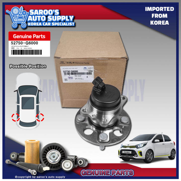 [Rear] Wheel Hub Assembly For Kia Picanto (17-23) , Original Parts ...