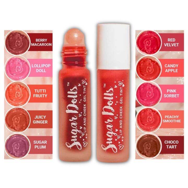 SHIP WIN 24 HRS ORIGINAL SUGAR DOLLS LIPTINT Lip and Cheek Gel Tint | pigmented | sweet scent ...