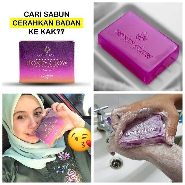 NEW PACK💥HONEY GLOW/HONEYGLOW SOAP WHITENING BODY/PEMBUANG KERAK DAKI.r | Lazada