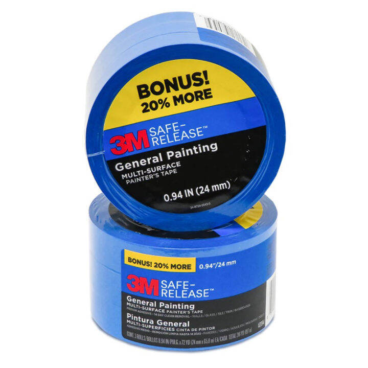 ※3M Safe Release General Painting multi surface painters tape♧ | Lazada PH