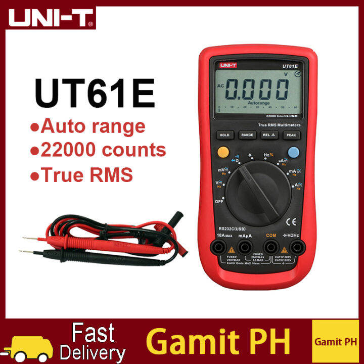 [Gamit PH]Original UNI-T UT61E Digital Multimeter 1000V True RMS Auto Range 22000 Display Count ...