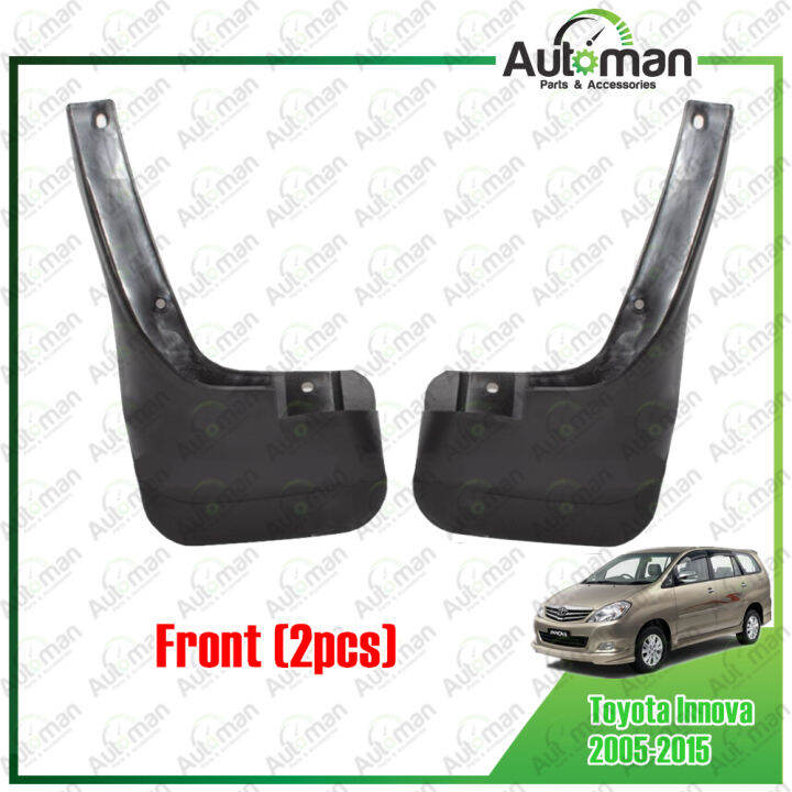 Toyota Innova 2005 - 2015 Front Rear Soft Rubber Mudflap Mud Blocker ...