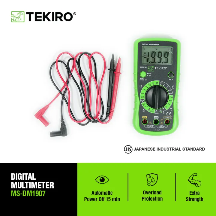 TEKIRO DIGITAL MULTIMETER / MULTI TESTER / AVO METER DIGITAL | Lazada ...