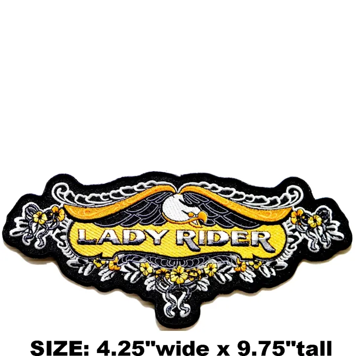 LADY RIDER เหยี่ยว นกอินทรีย์ บิ๊กไบค์ มอเตอร์ไซต์ ตัวรีด ตัวรีดติด ...