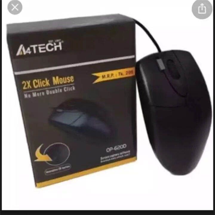 Universal USB wired mouse A4tech OP-620D usb wired 2x click no more ...
