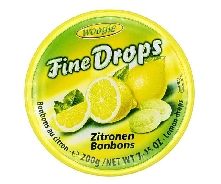 Woogie Fine Drops Zitronen Bonbons (Lemon Candy) 200g | Lazada PH