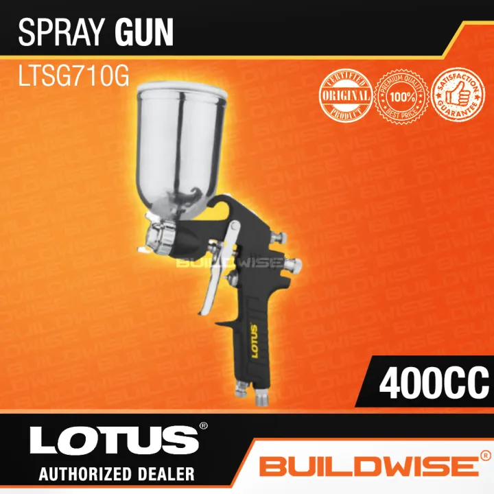 Lotus Spray Gun 400CC LTSG710G「BUILDWISE®」 | Lazada PH